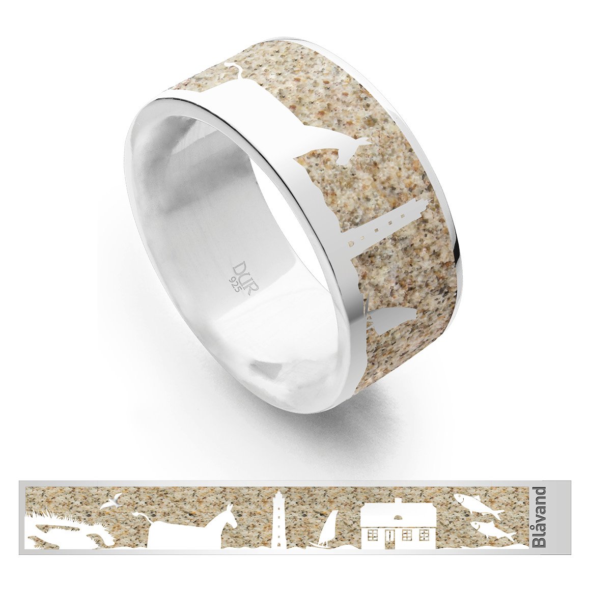Blåvand ring " Strandsandring " Eksklusive - Produkter / Products - Den ...