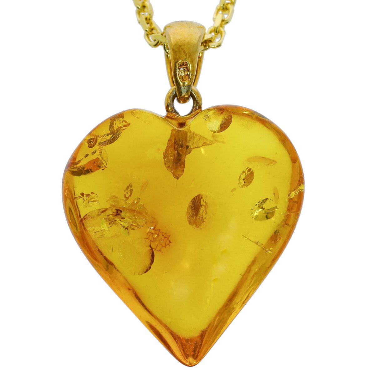 Ægte rav vedhæng - no 40